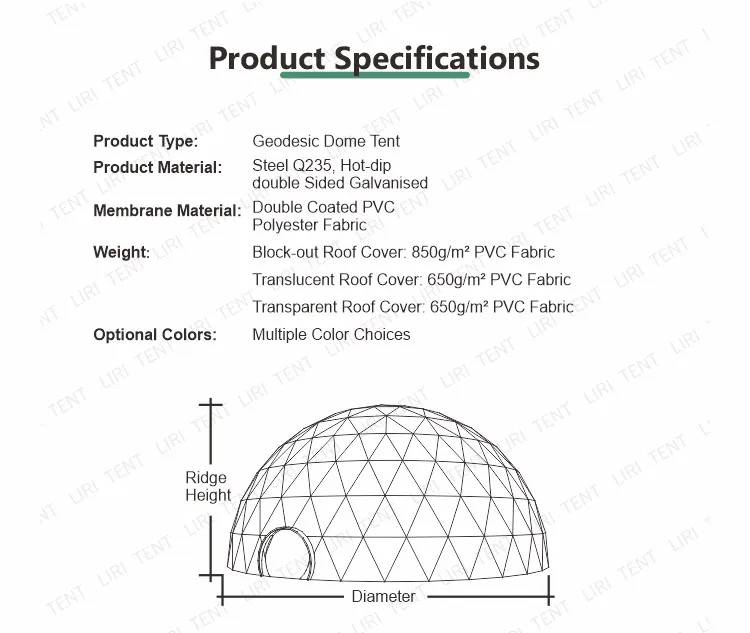 Giant Geodesic Dome - Perfect for Movie Theater & Events