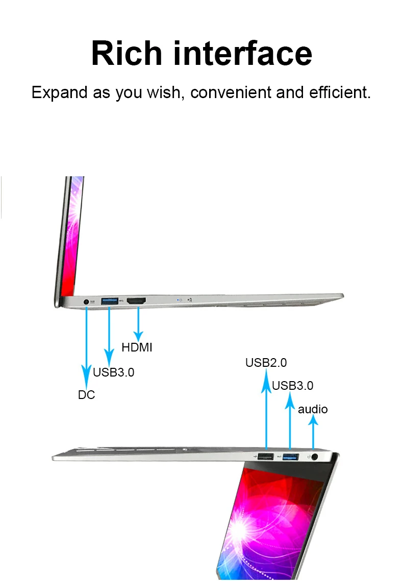 Thin And Light Laptop Computer 15.6 Inch Notebook Hd Screen Core I5 ...