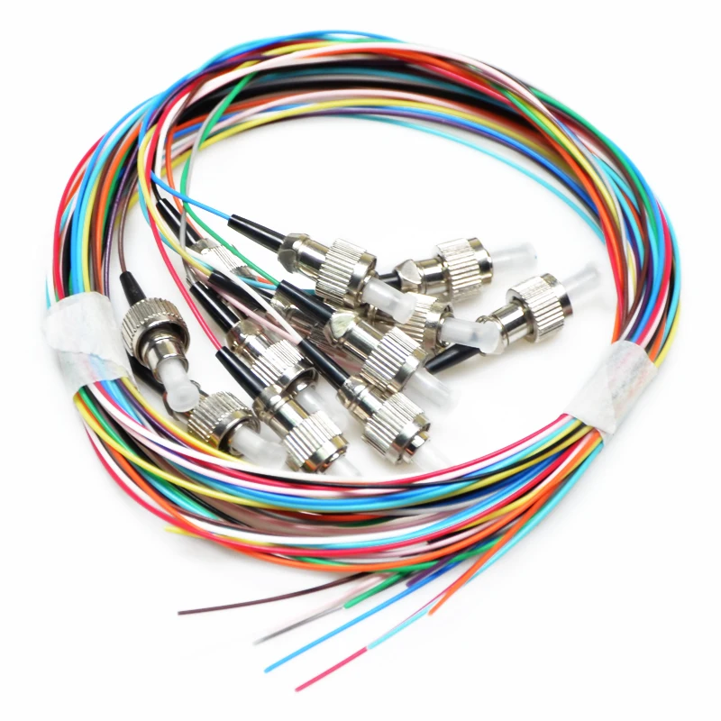 Cheaper 12 Color Fiber Pigtail 12F SC APC UPC Pigtail best price for 12 ...