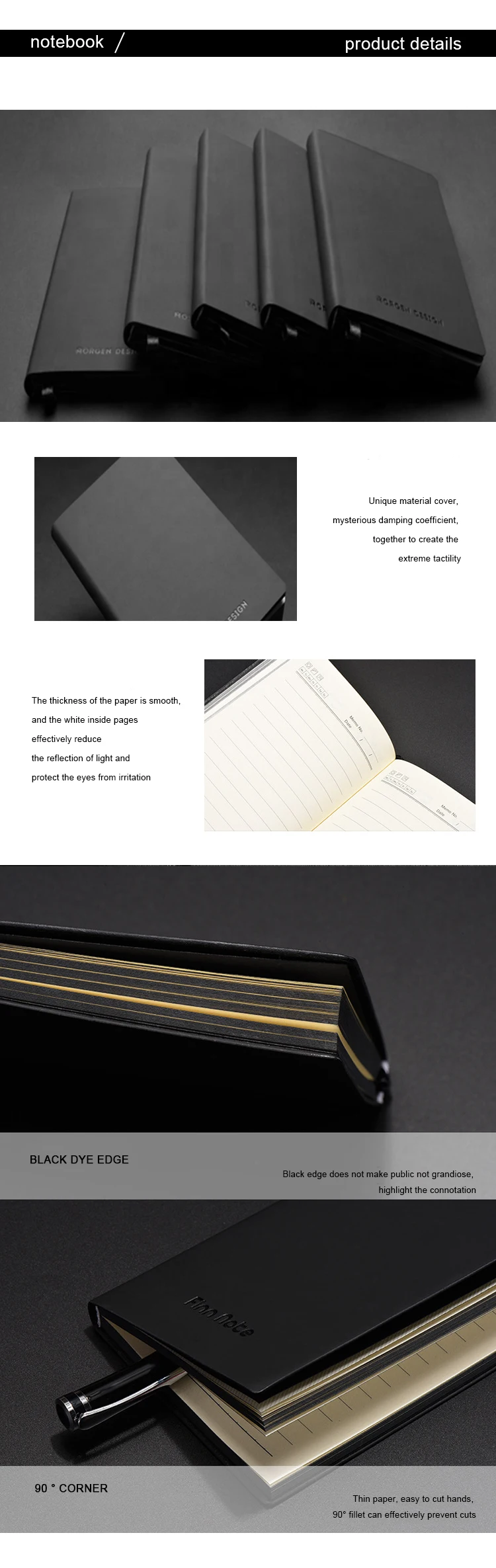 PU Leather Notebooks - Customizable Promotional Gifts