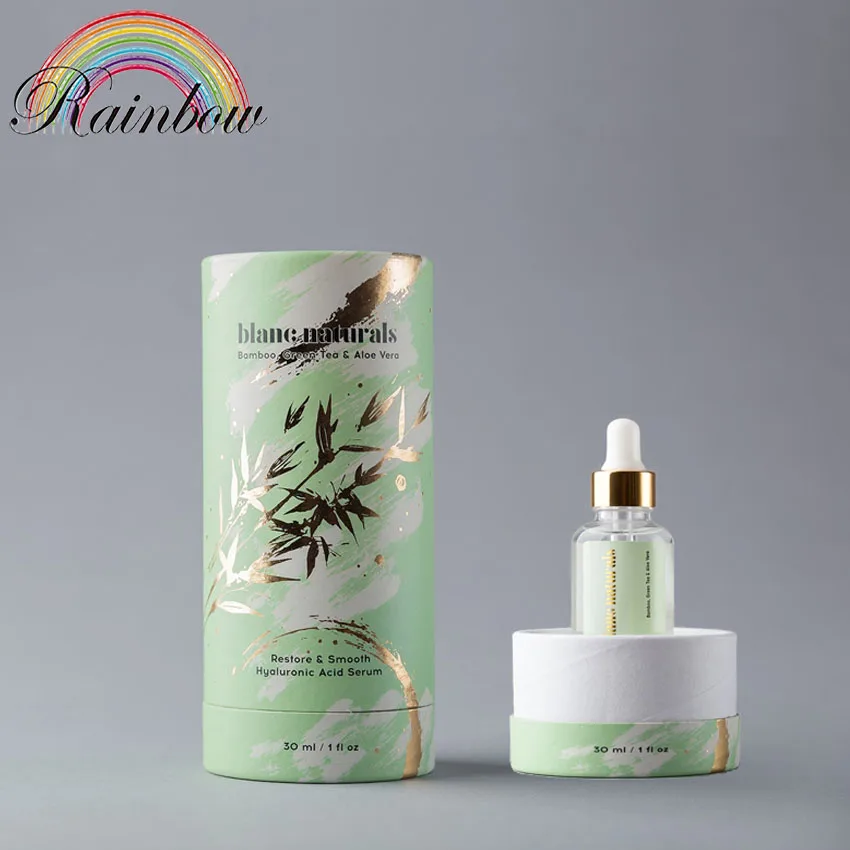 Customized Pantone Color Cosmetics Biodegradable Kraft Paper Tube For ...