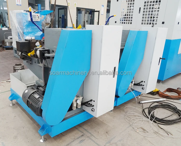 Single Station Semi Automatic Pipe End Threading Machine