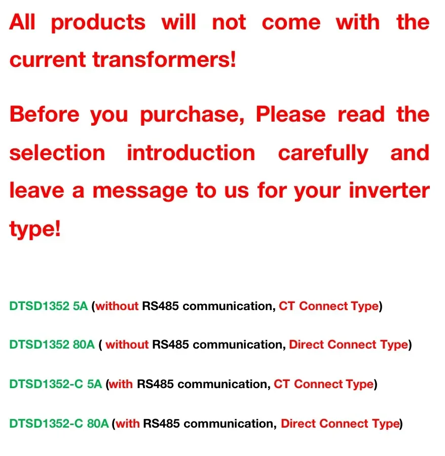 Acrel Three Phase Smart Energy Meter Dtsd1352 Zero Export Device For ...