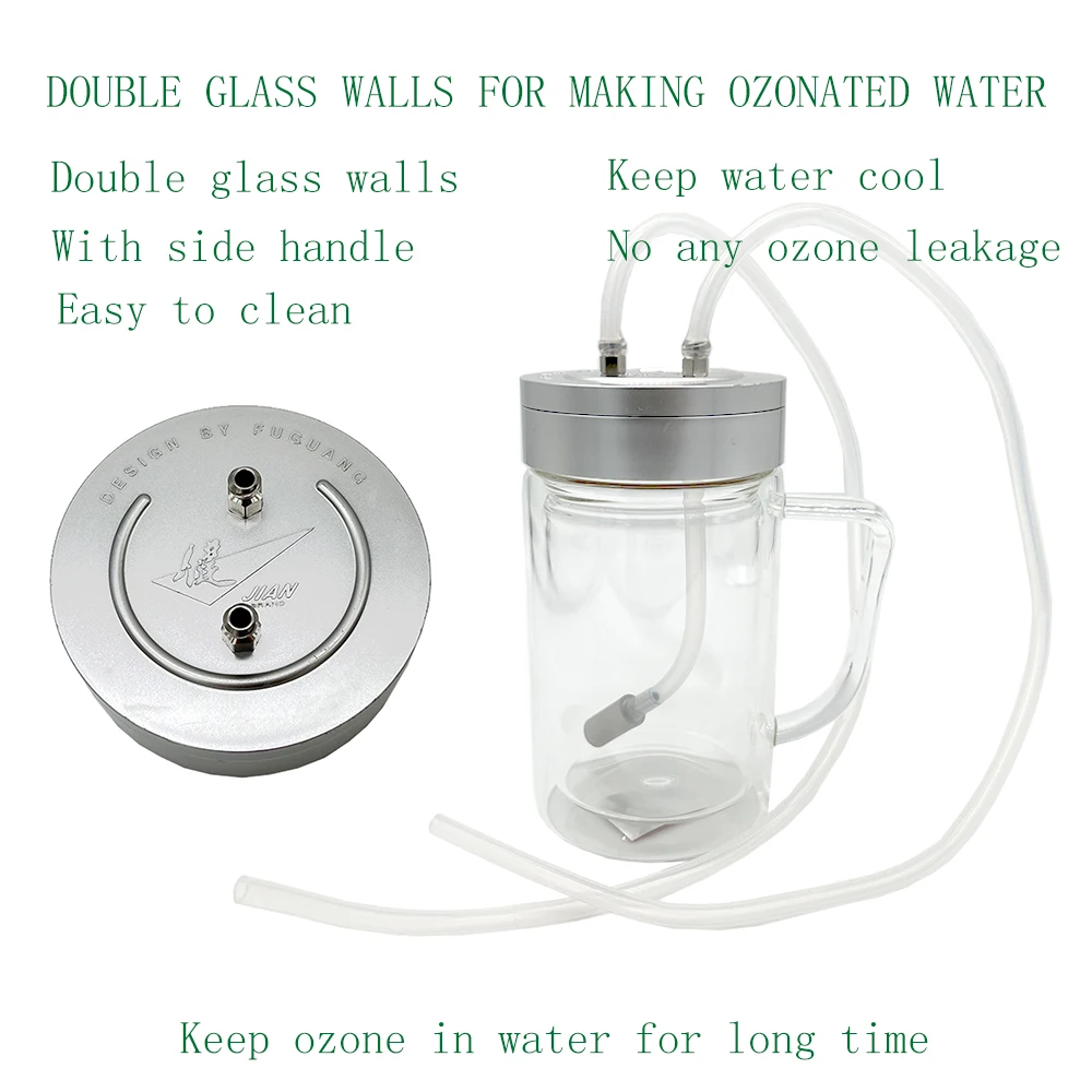 Ozone Glass Cups with Double Walls - Keep Water Cold
