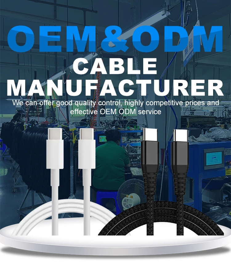 High Quality Cable Usb C Fast Charging Eco-friendly Pd 100w Type C Pd ...