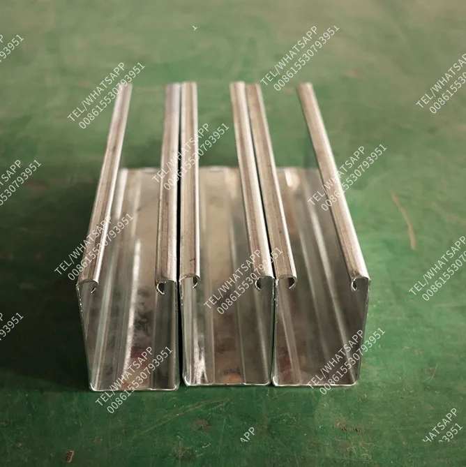 Shutter Door C Channel Side Guide Rail Making Roll Forming Machine Hot ...