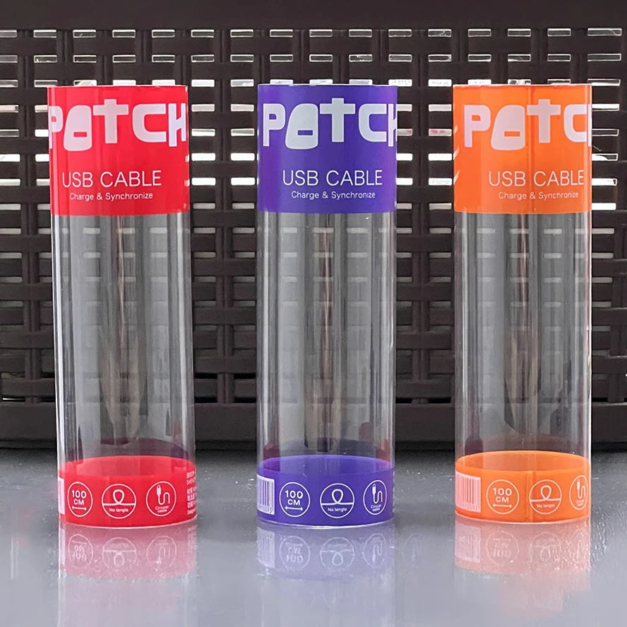 Clear Plastic Packaging Tube with Hanging Cap - OEM/ODM