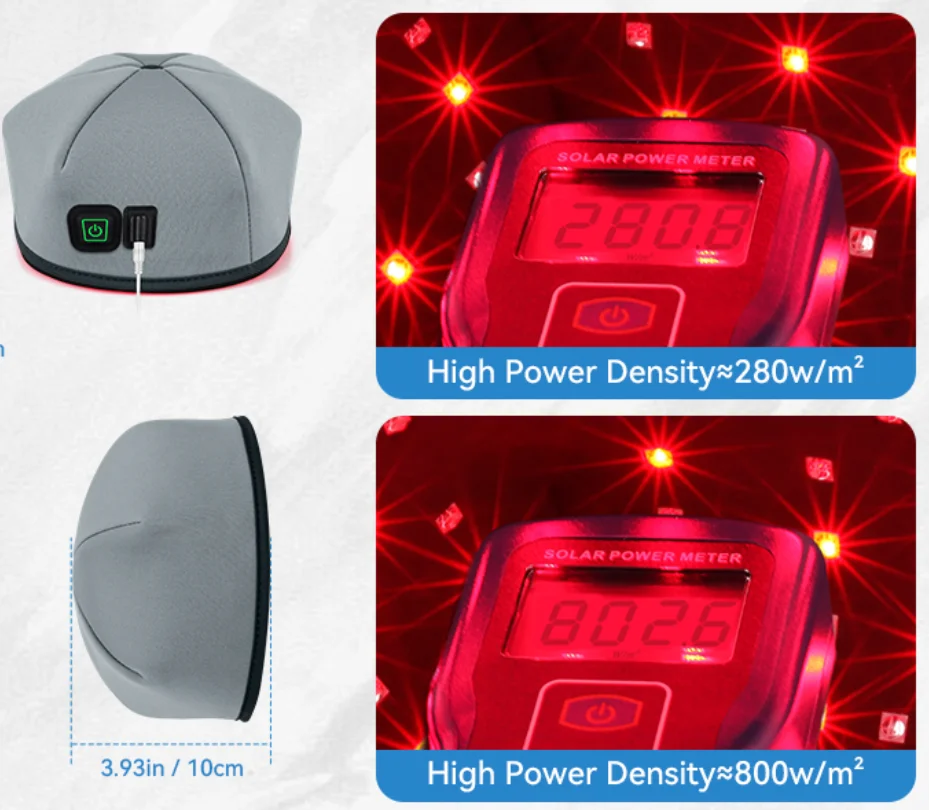 660 Nm 830 Nm Red Light Therapy Hat Infra Red Light Therapy Light For ...