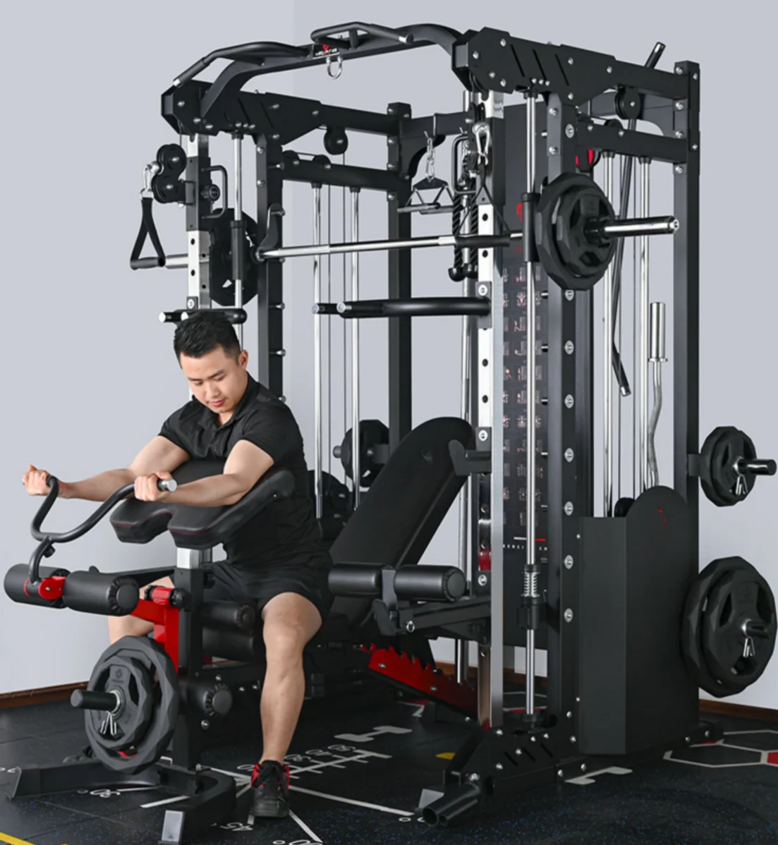 Smith Machine - Comprehensive Fitness Trainer for Home or Gym