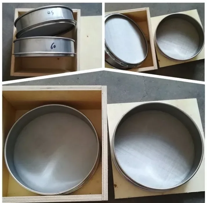 304 Laboratory Test Mesh Sieve Tamiz / Standard Mesh Test Sieve / Mesh ...