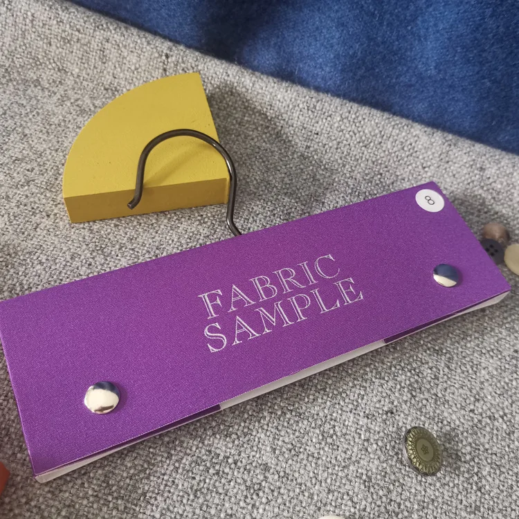 Custom Textile Fabric Swatches Sample Cardboard Color Printing Paper ...