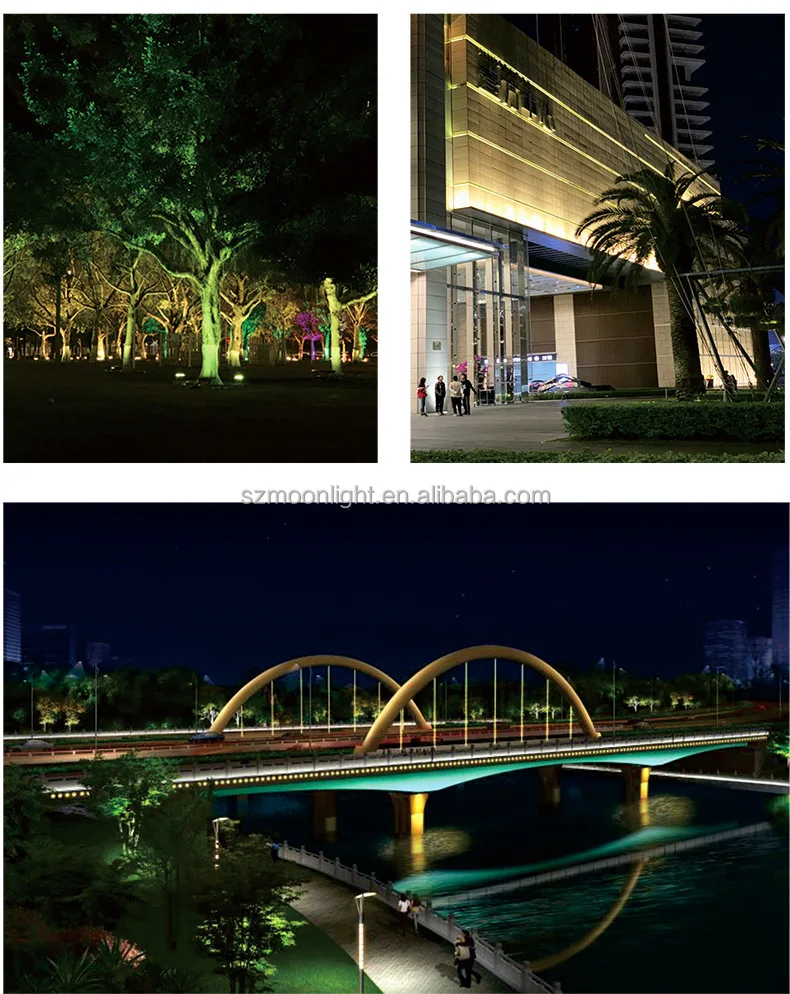 Outdoor Wall Wash Lighting Landscape High Power Led Bridge Building ...