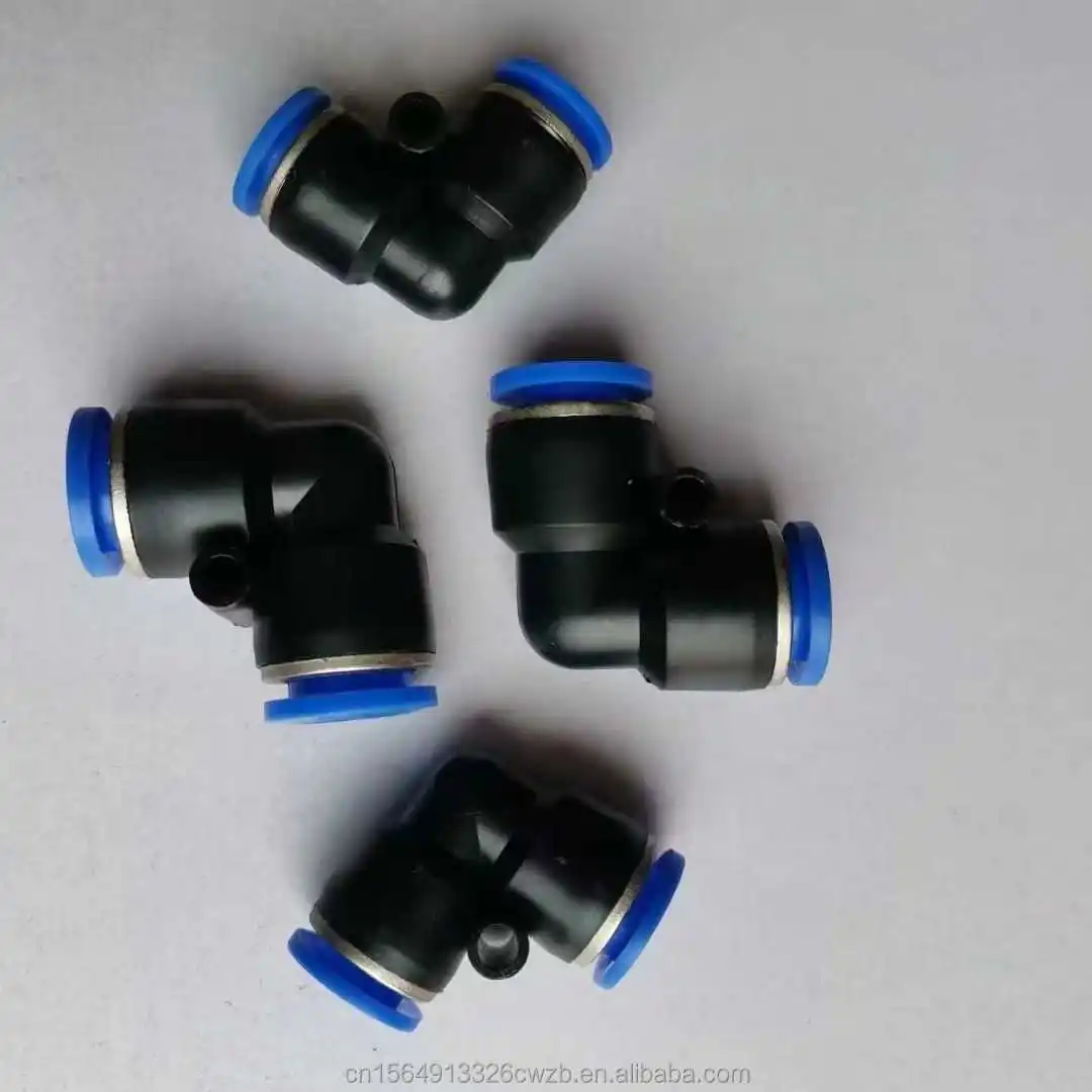 Pv Pneumatic Couplings Elbow Through the Pipe Airway Fast Air Pipe ...