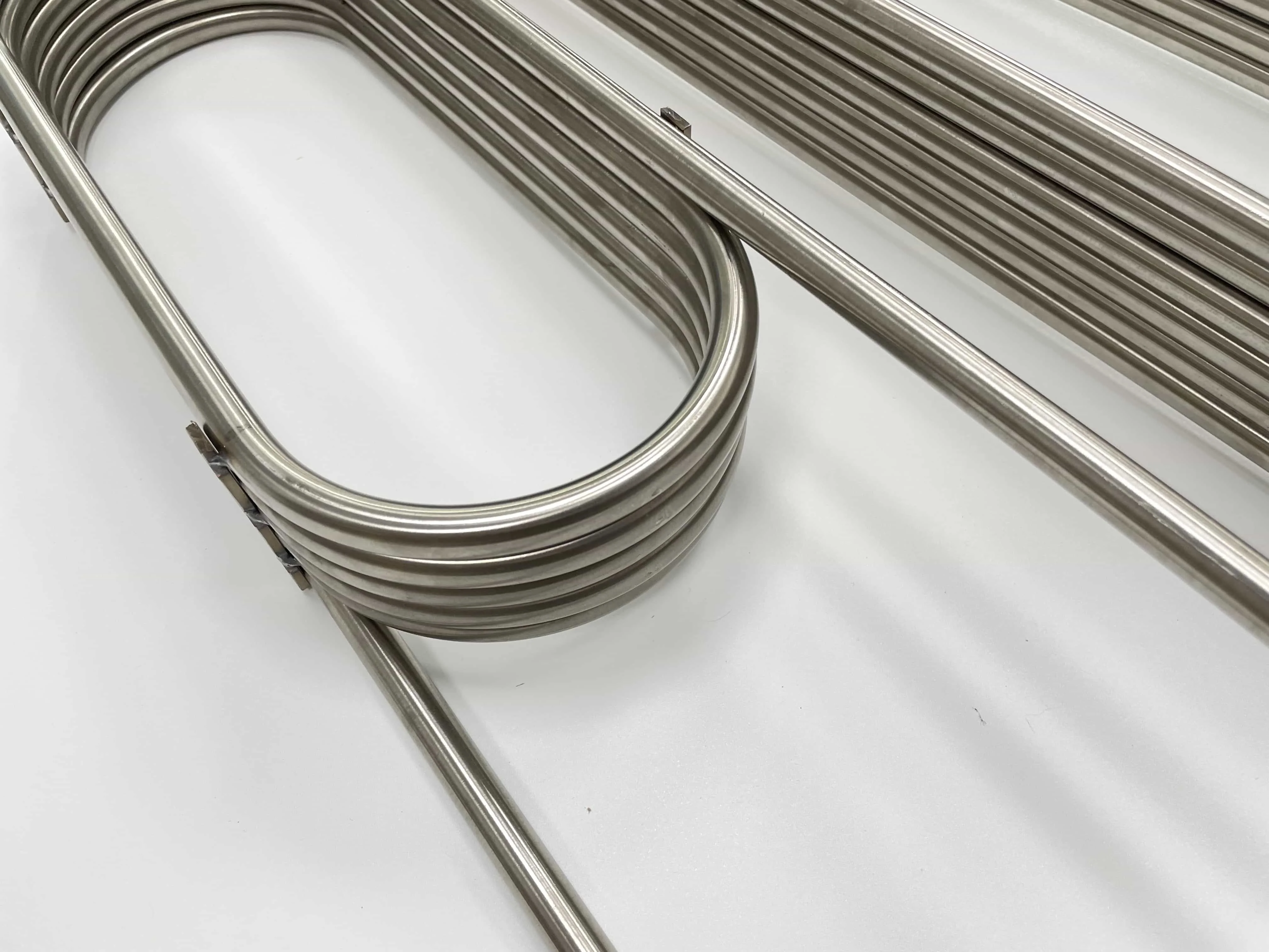 Titanium Tube Coil Heat Exchanger, High Transfer Efficiency, OEM