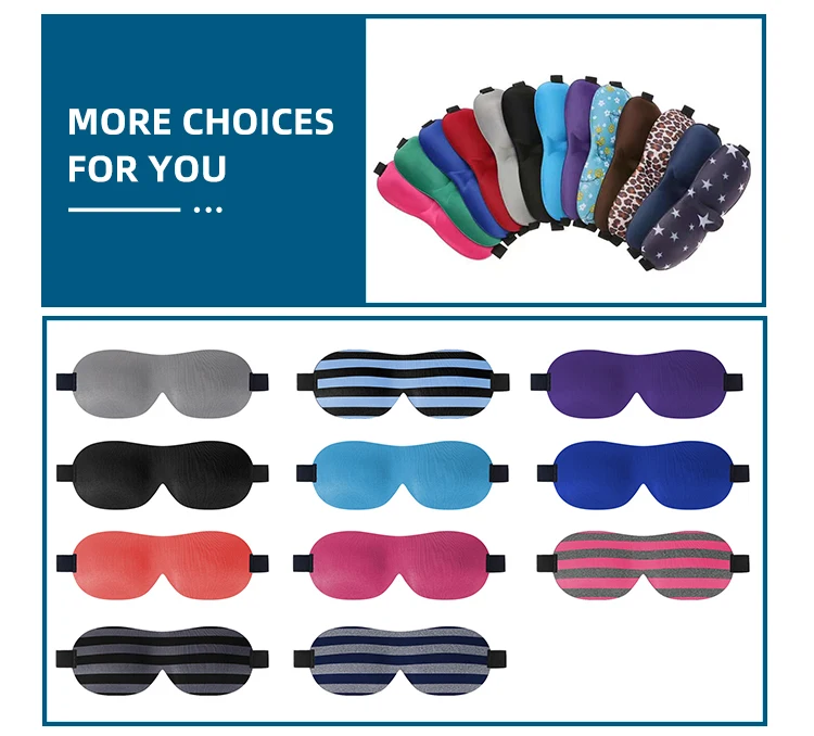 Unisex Super Smooth Silk Satin Eye Mask for Full Sleep