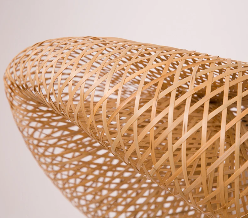 Modern Bamboo Pendant Light - LED Decorative Home Lighting