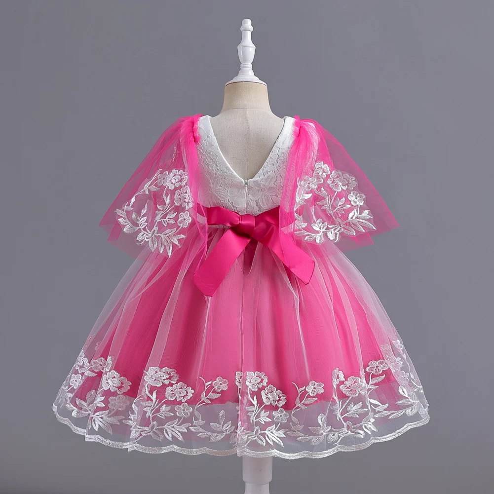 Noble Rose Puffy Multi-Layered Dresses for 10 Year Olds