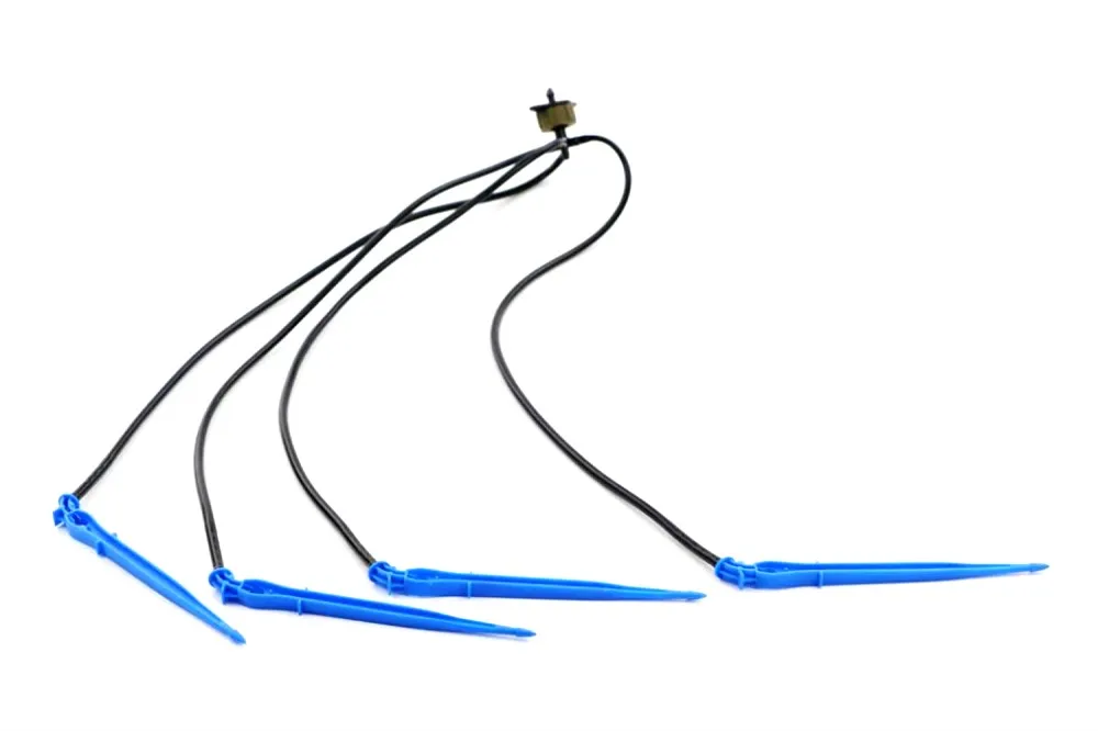 Drip Irrigation Four Branches Bent Arrow Dripper With 40cm Tube - Buy ...