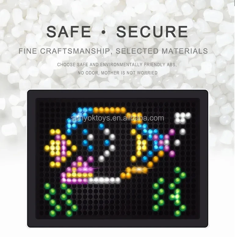 Creative Light up Board - DIY 3D Magic LED Puzzle Toy