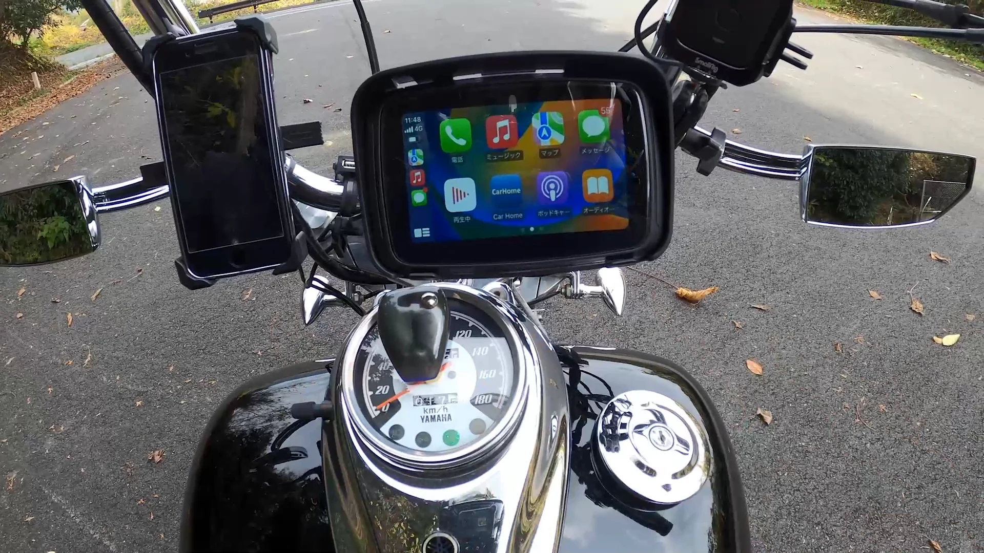 Ottocast Waterproof Wireless Motorcycle Gps 5 Inch Carplay Screen ...