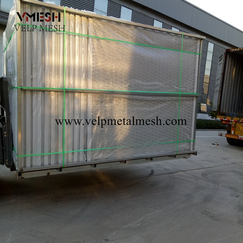 Aluminum Expanded Metal Wire Mesh Fabric for Curtain Wall