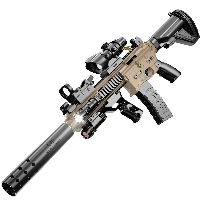 Hot Adults Electric Continuous Shell Ejection Toy Gun Outdoor Shooting Battle Game Boys M416 ...