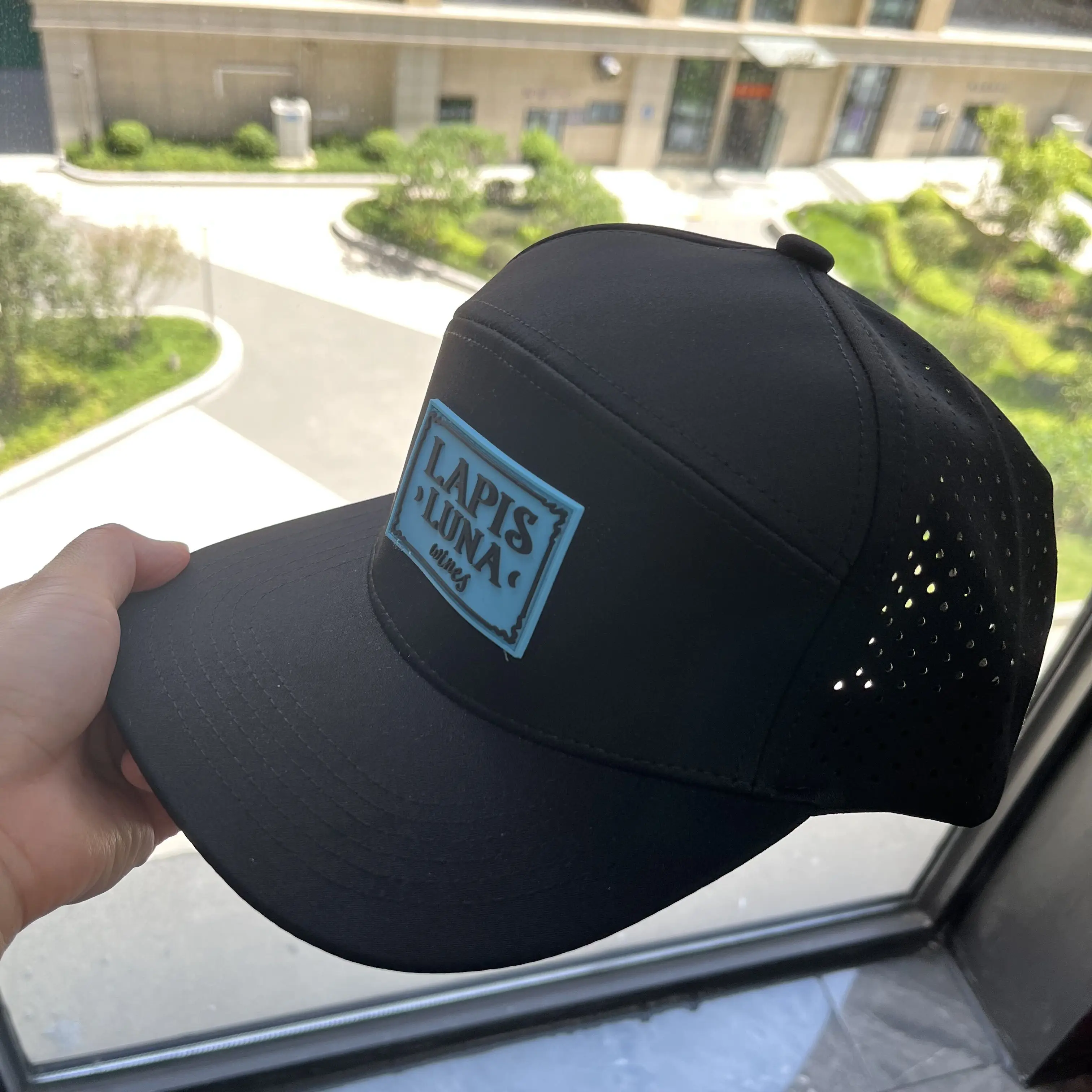 HS31 Custom Embroidered 7 Panel Snapback Cap - Waterproof