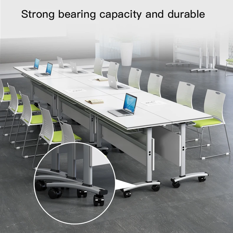 Modern Foldable Training Table Folding Conference Table Training Room ...