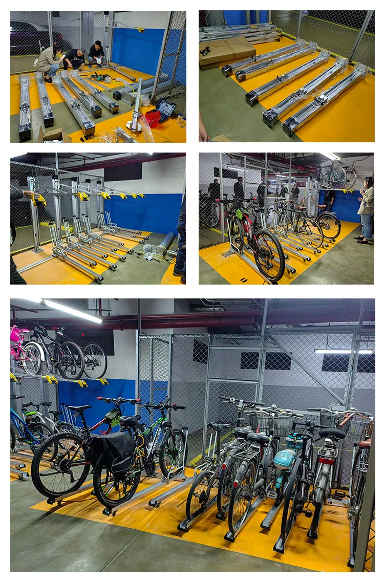 Lift Two Tier Bicycle Racks - Secure and Efficient Parking