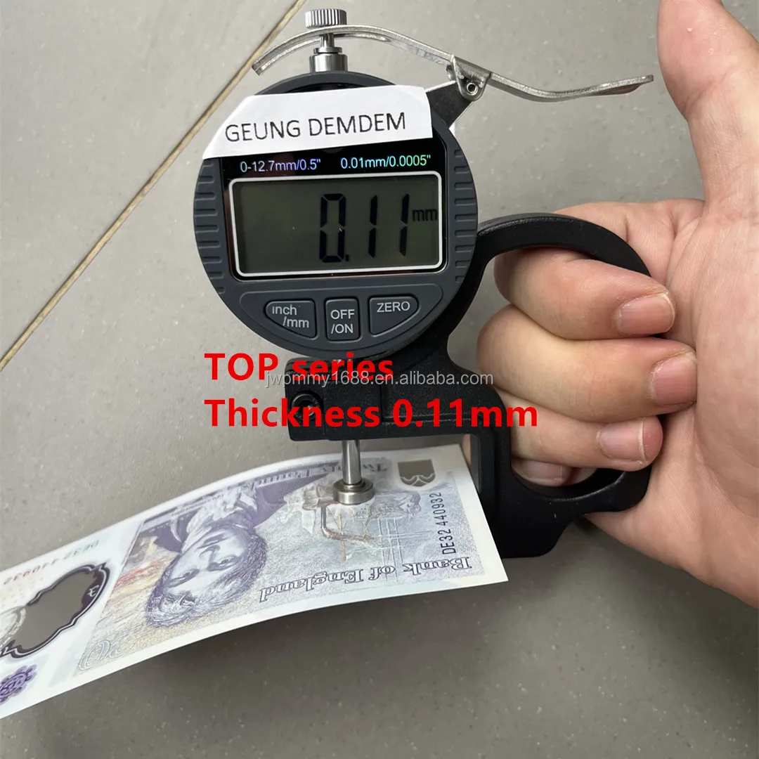 Clear Polymer Movie Prop Money UK - Realistic GBP Notes