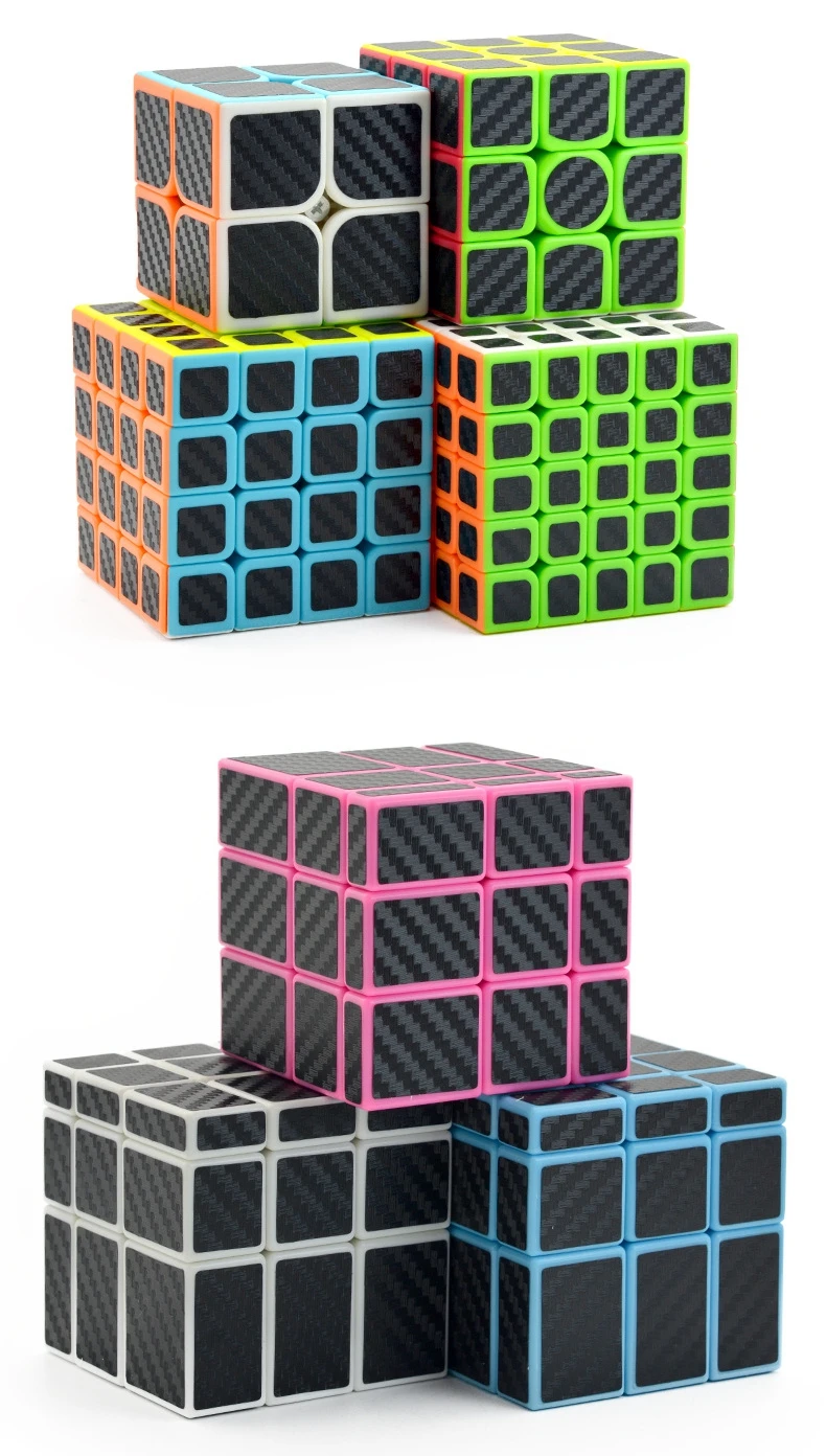 Alibaba.com: 3D Magic Cube Puzzle with Carbon Fiber Sticker, 2-5 Order Pyramid Mirror and ...