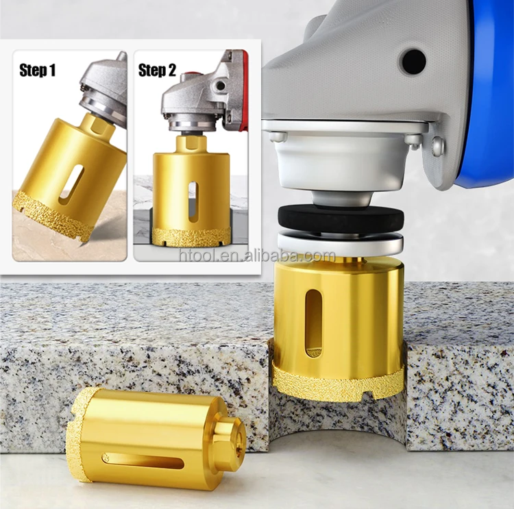 Htool Superior Quality Vacuum Brazed Diamond Tri-angle Thread 6mm Core ...