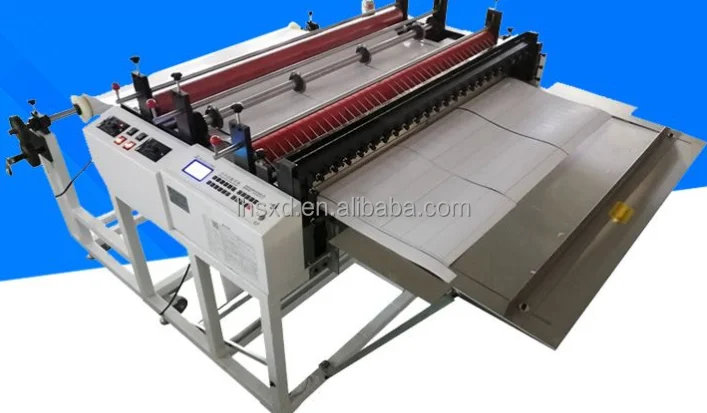 Fully Automatic Paper Cutting Machine Flocking Non-woven Fabric Cutting Machine - Buy Pvc Film ...