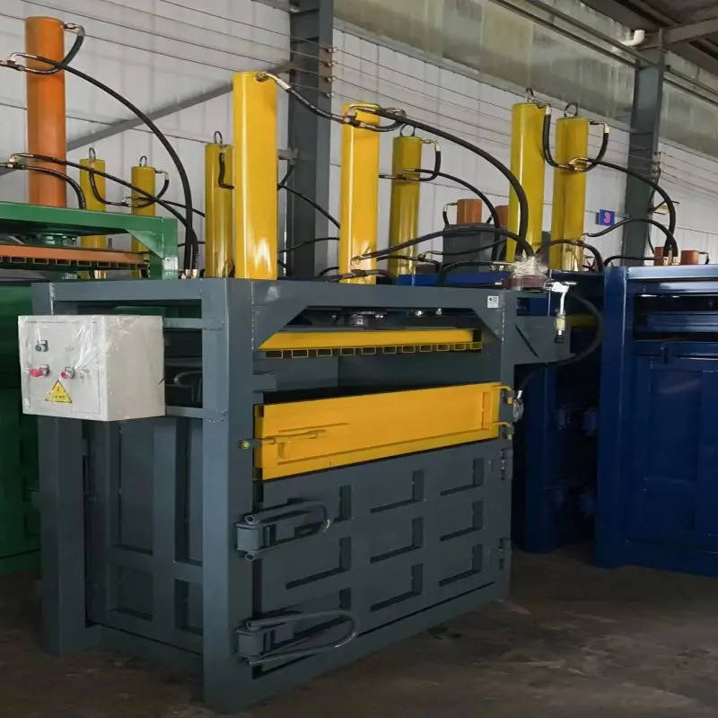 Hydraulic Carton Compress Baler Machine/cardboard Baling Press Machine ...