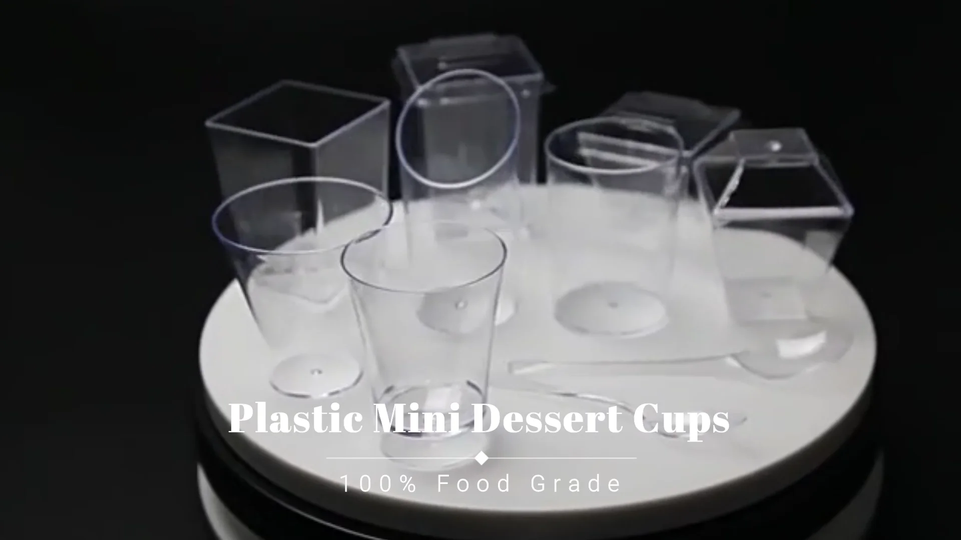 Slanted Cylinder Appetizer Cups Plastic Dessert Cups Mini Cup - Buy ...