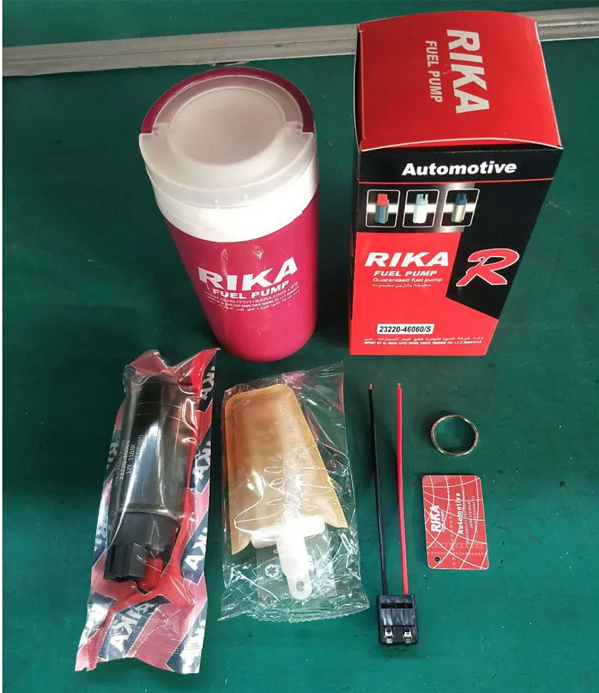 RIKA Universal Electric Fuel Pump 23220-46060 for Toyota, 12V, 3BAR, 90 ...