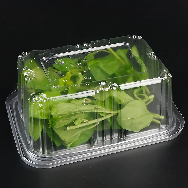 Microgreens Clamshell Packaging Hinged Box Greens Packaging For Tender ...