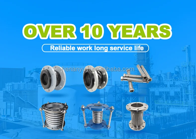 Exhaust Compensator Flanged Bellows Joint Stainless Steel Flexible ...