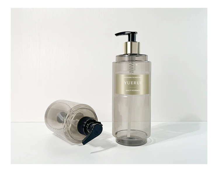 YUERUI 2023 New Unique Design Hair Shampoo Bottle Luxury PET Plastic ...