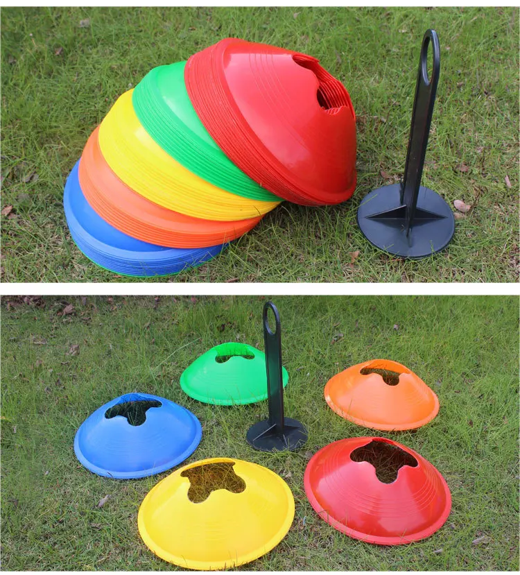 Sports Training Marking Field Equipment Multi Coloured Soccer Agility ...