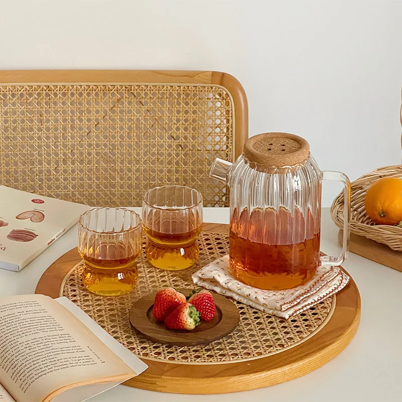 Office Kettle Borosilicate Glass Bubble Teapot Large Capacity Boiled ...