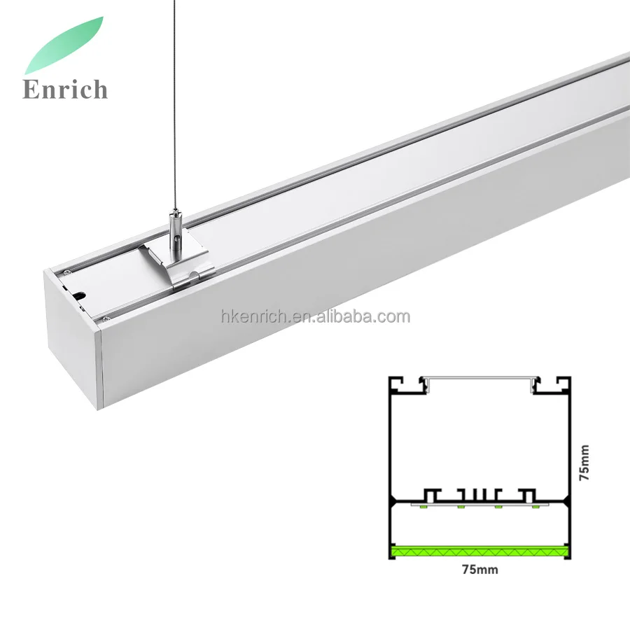 Aluminium Profile Square and Rectangular LED Linear Light for Lobby