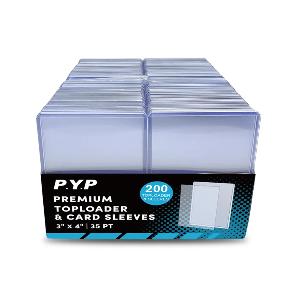 1000 Top Loaders Ultra 3x4" Regular Toploaders & Poly Card Sleeves ...