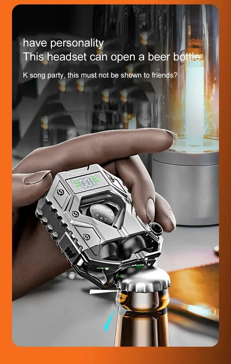 2023 H9 Tws Headphone Nirkabel Blue Tooth 5.3 Enc Earphone Gaming Noise Cancelling Cerdas 45ms ...