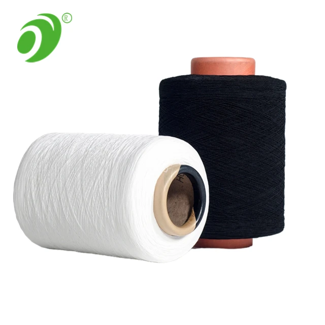 High Quality Polyester Latex Rubber Covered Yarn Raw Yarn For Knitting Shoes Upper - Buy Rubber ...