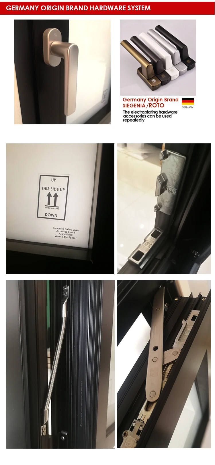 Modern High Privacy Casement Windows Remote-Controlled Smart Glass Tilt ...