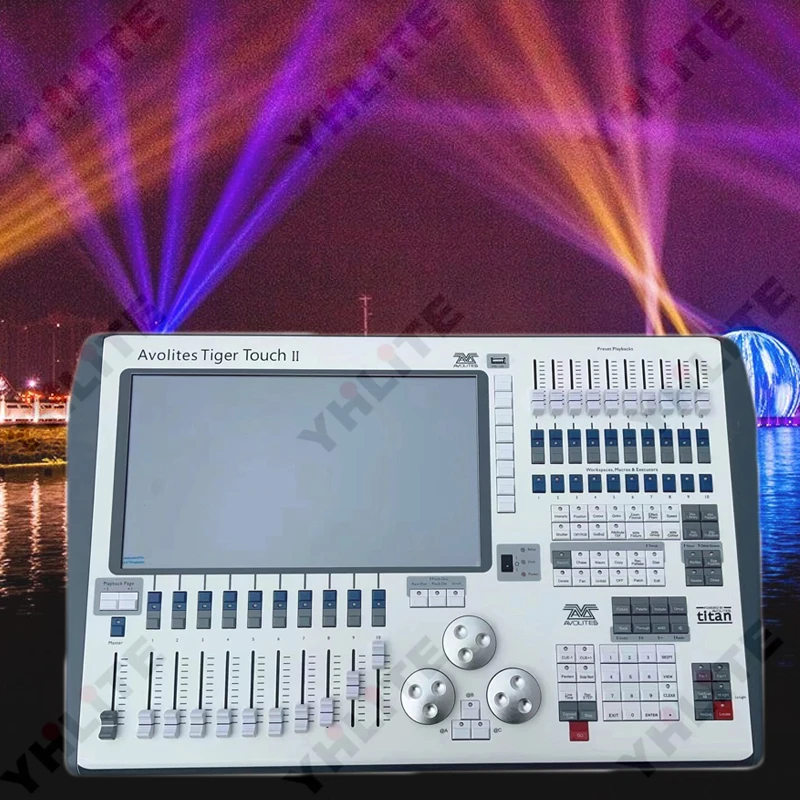 Tiger touch 2 controller with time code connector SMTP DMX512 ...