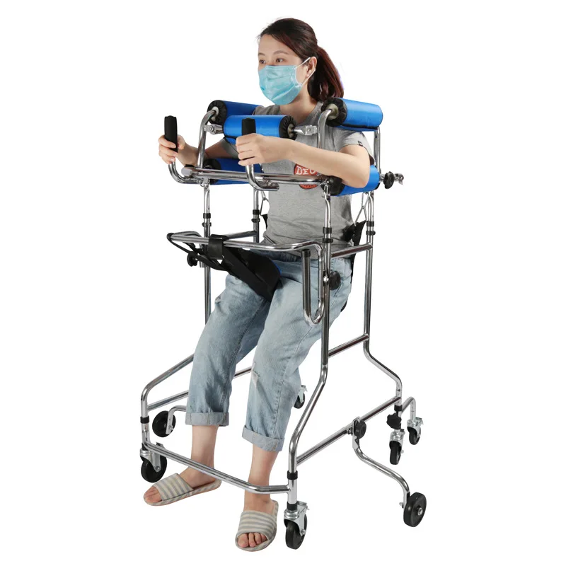 Universal Wheels Adult Walker Leg Training Aid Elderly Walking Walkers ...