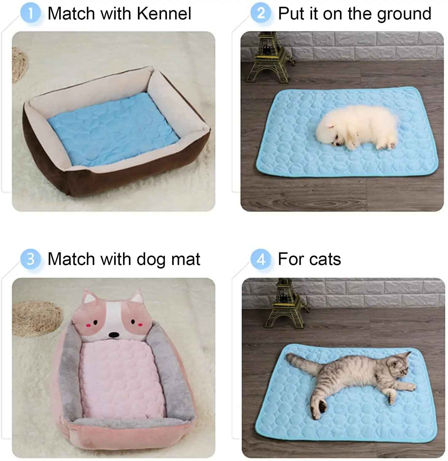 Custom Reusable Pet Diaper Pad Washable Pet Training Pad Soft And ...
