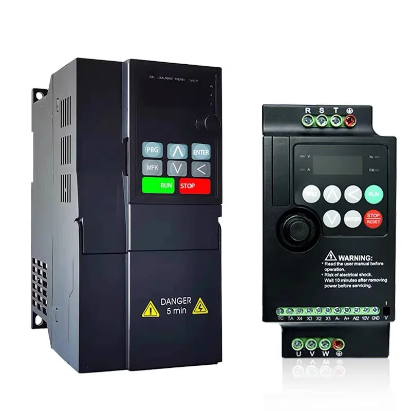 5.5KW Vector Control VFD Variable Frequency Drive MS300 1.5kw 2hp Three ...